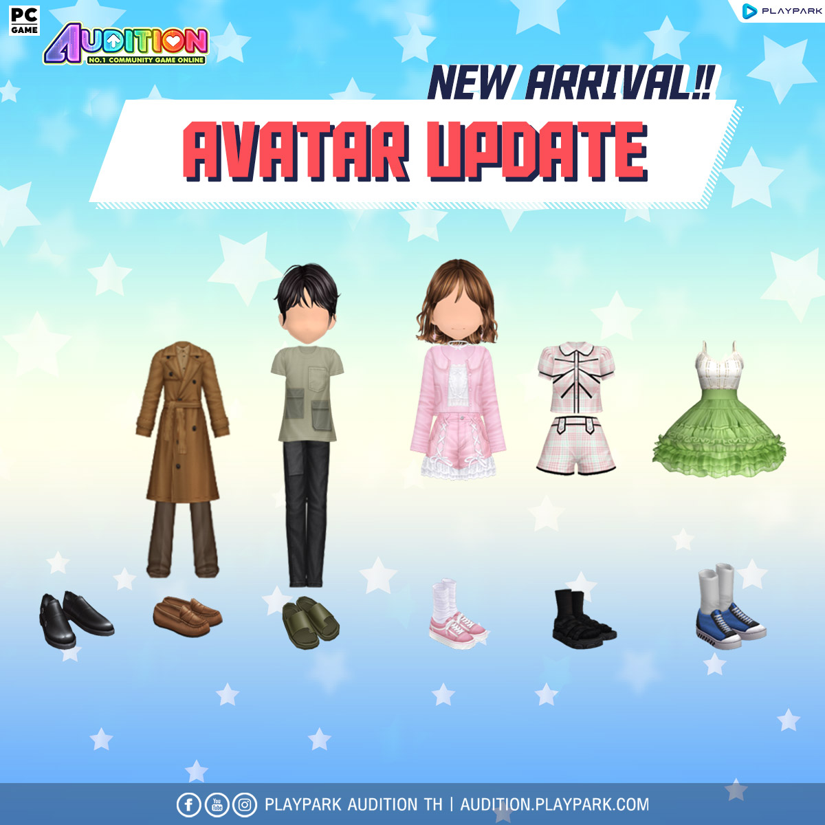 PATCH UPDATE 20 มีนาคม : เพลงใหม่, item Out Mall, Achievement 12 และไอเทมใหม่!! - Audition เกม ...
