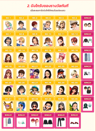 Bingo Card Event .. - Audition เกมเต้น PC